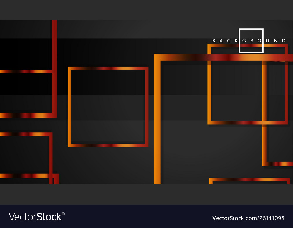 Modern abstract squares backgrounds with a black Vector Image