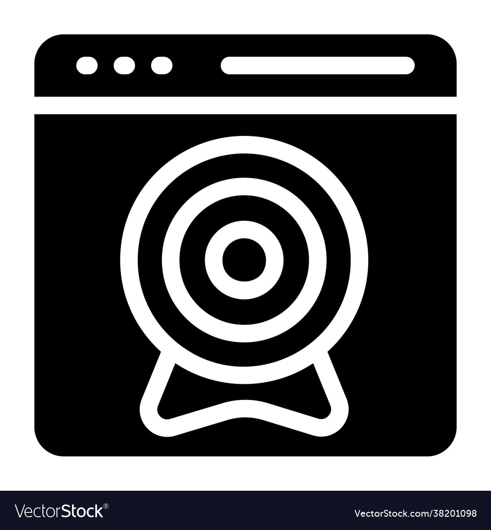 Website cam Royalty Free Vector Image - VectorStock