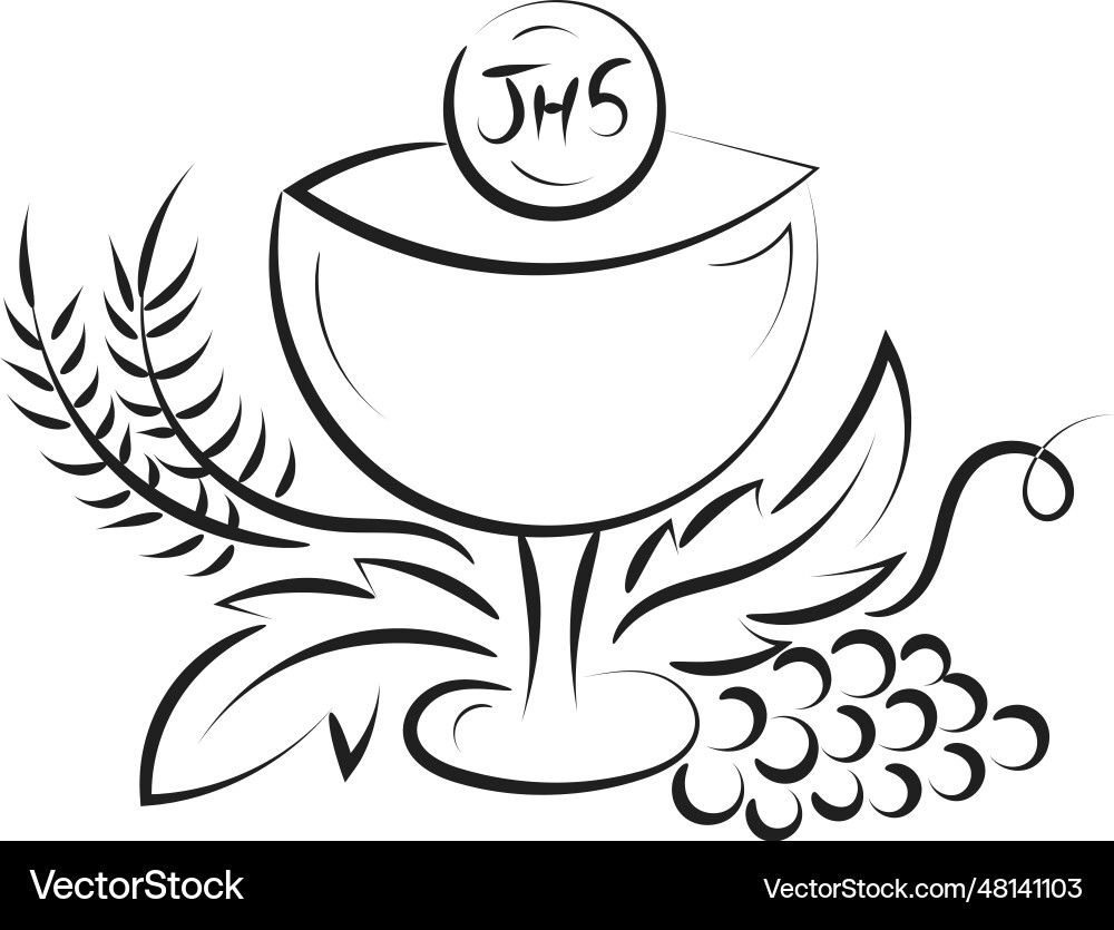 Christian symbol design for print Royalty Free Vector Image