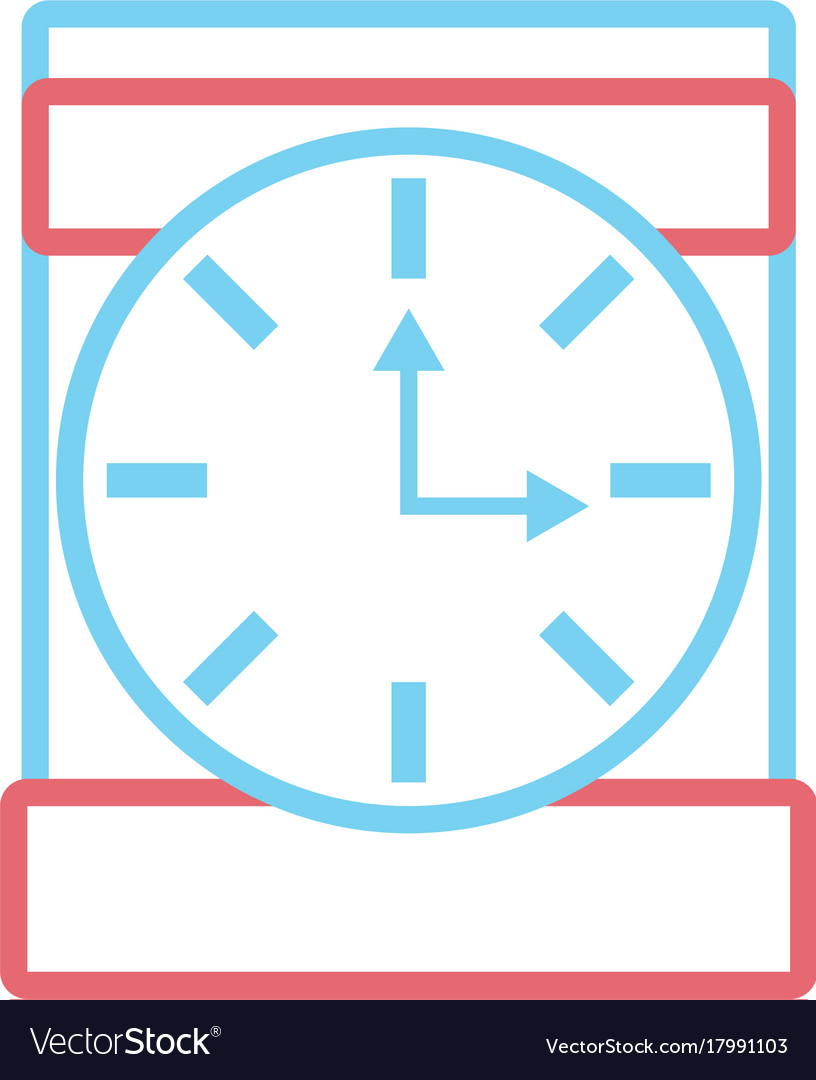 Clock Royalty Free Vector Image - VectorStock