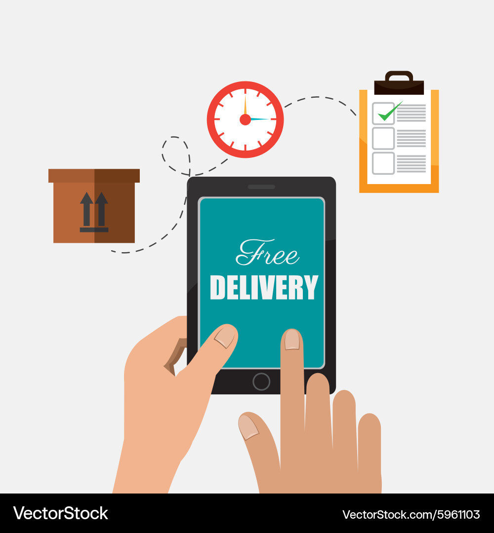 Deliverytransport and logistics business Vector Image