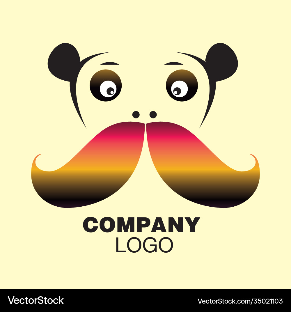 Emoticon logo happy and sad face Royalty Free Vector Image