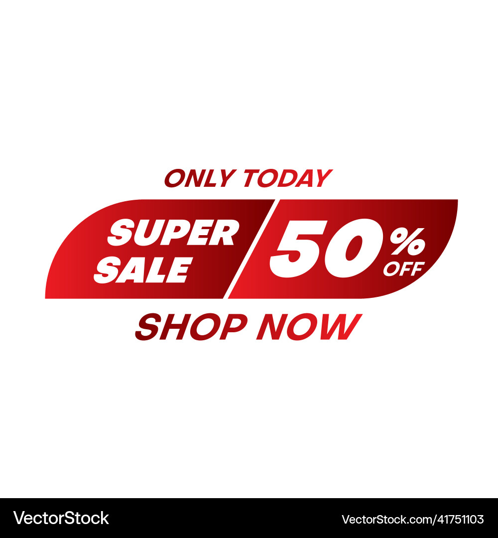 Sale label design template business Royalty Free Vector