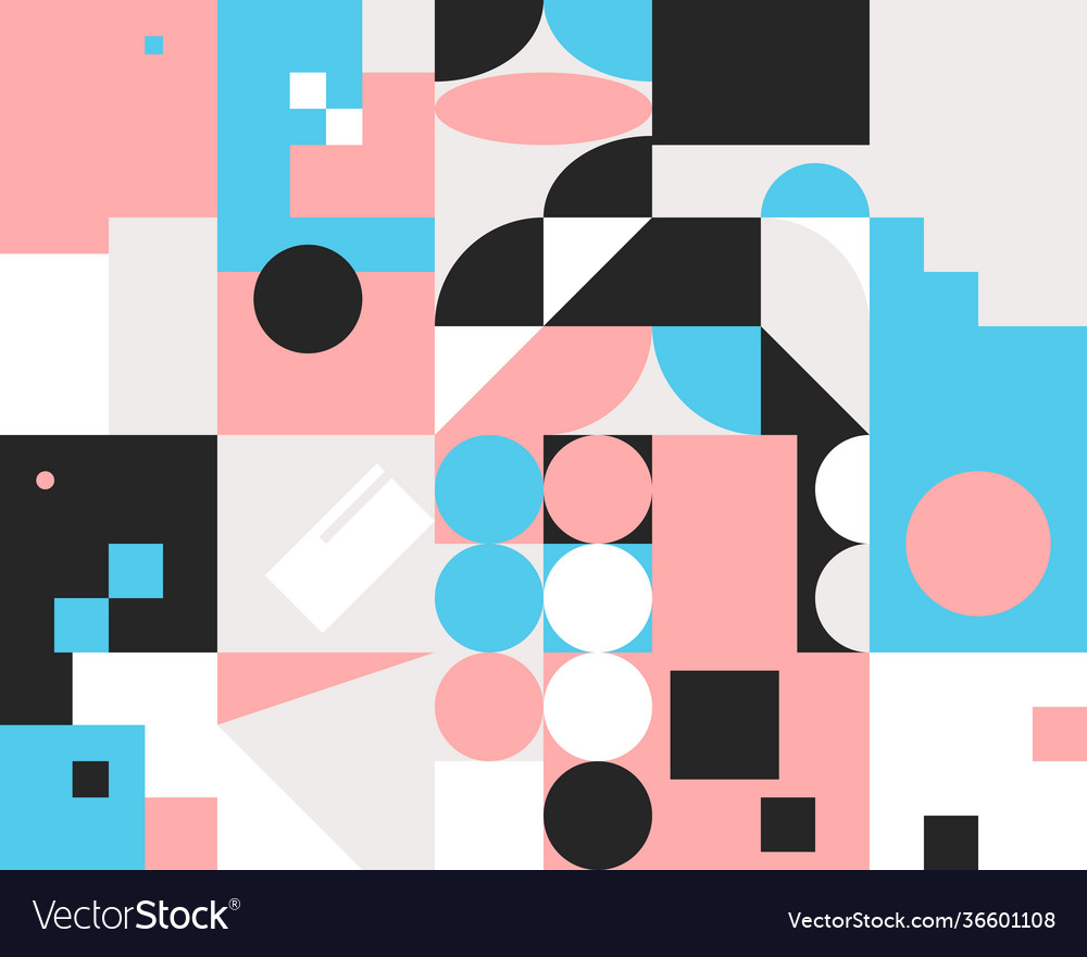 Colorful geometric pattern design Royalty Free Vector Image