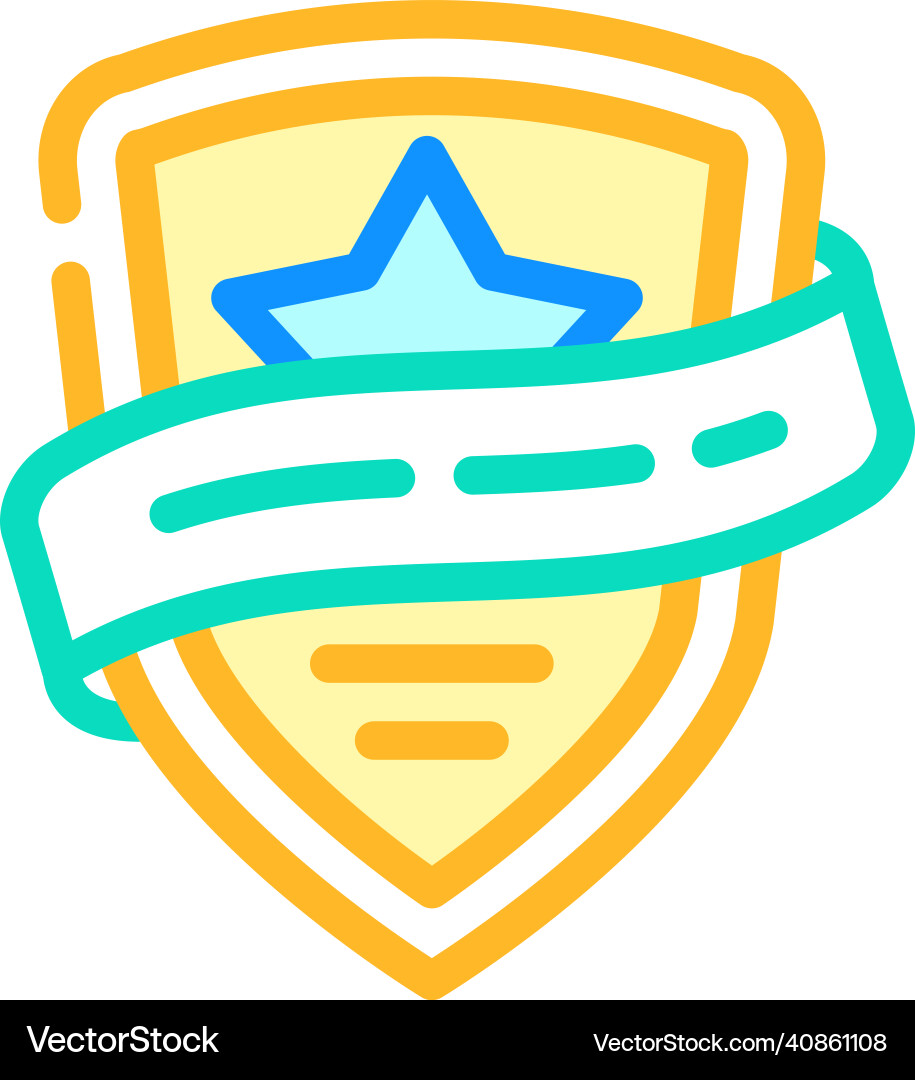 Quality business color icon Royalty Free Vector Image