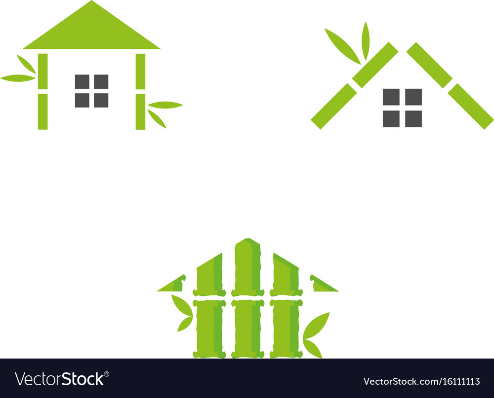 Bamboohouse Royalty Free Vector Image - VectorStock
