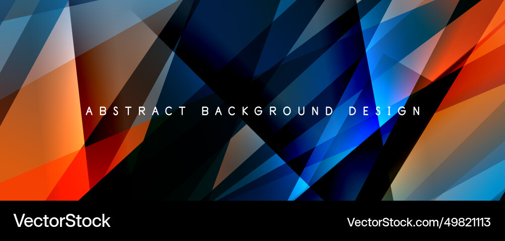 Breaking glass background kaleidoscope effect Vector Image