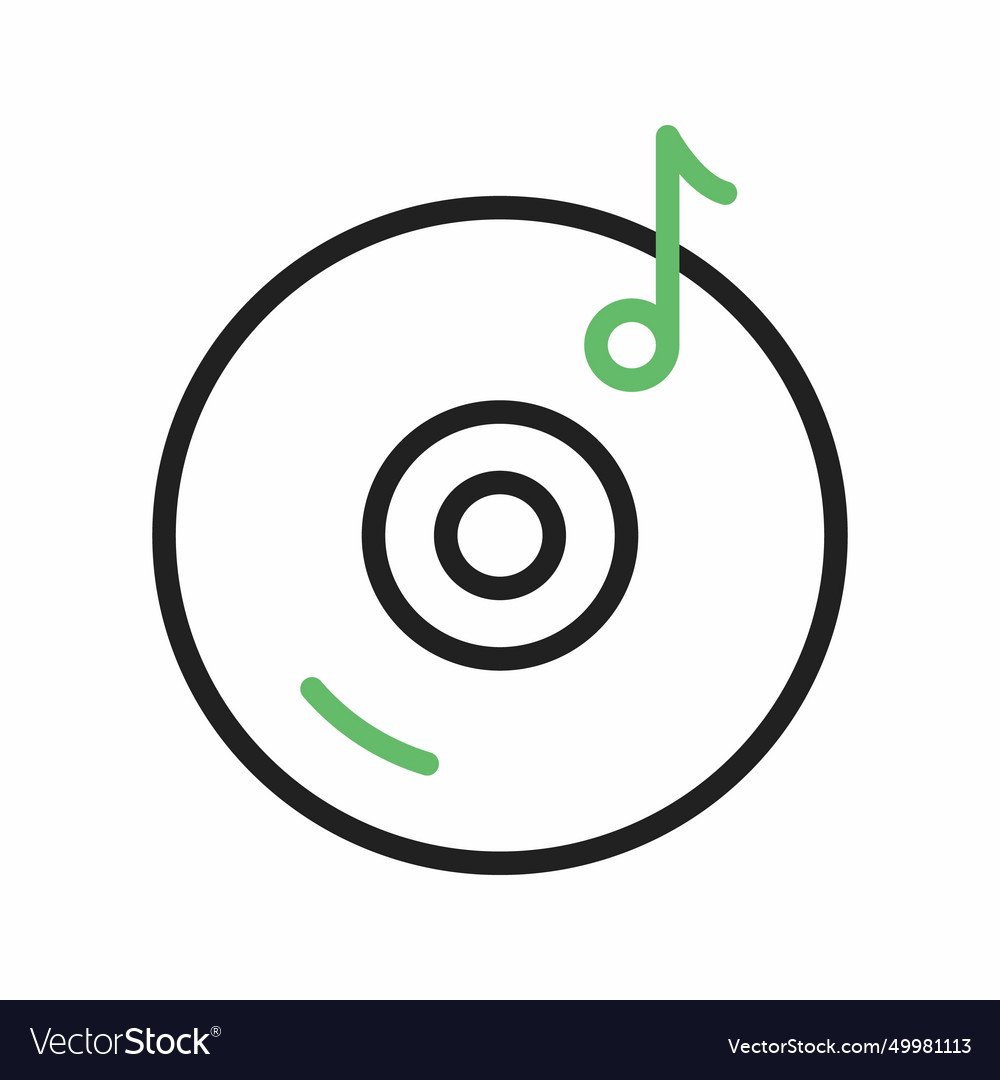 Cd icon image Royalty Free Vector Image - VectorStock
