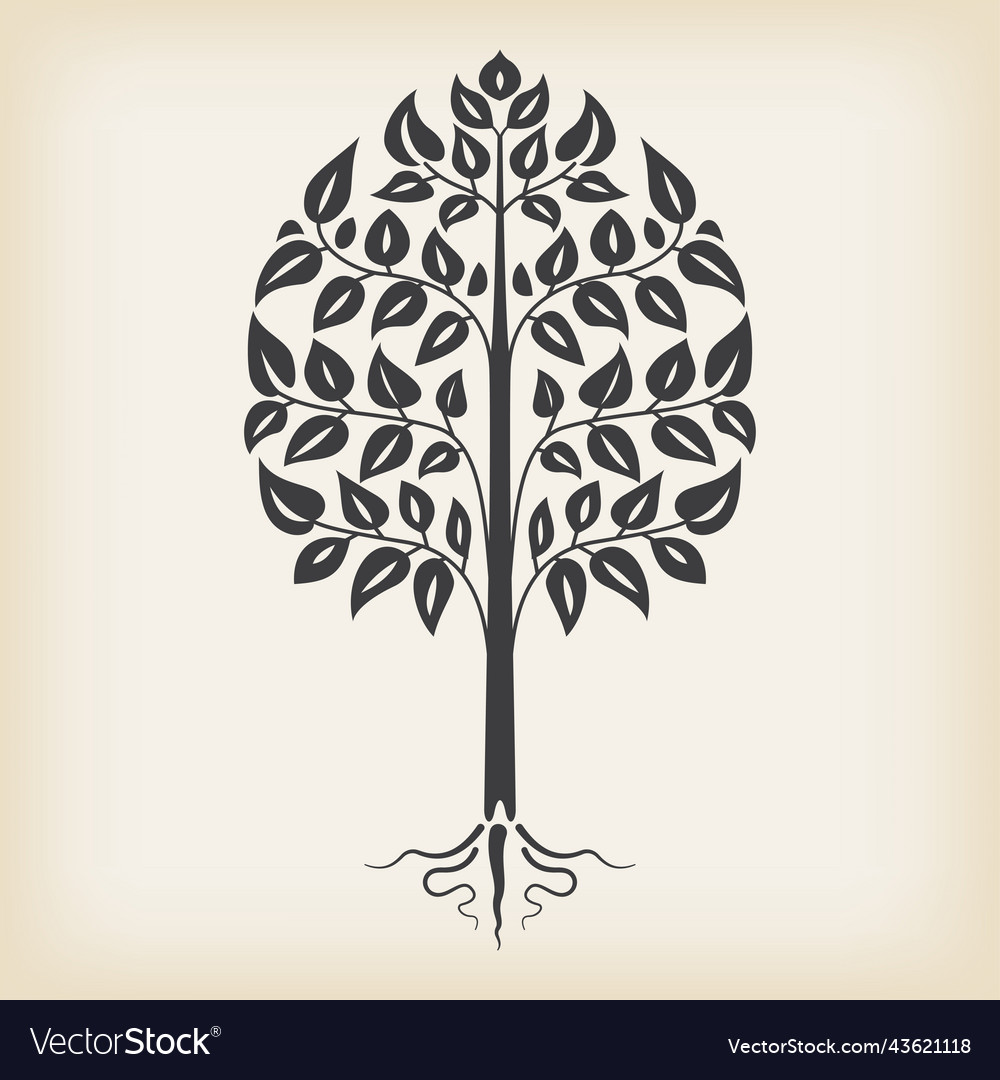 Abstract tree Royalty Free Vector Image - VectorStock