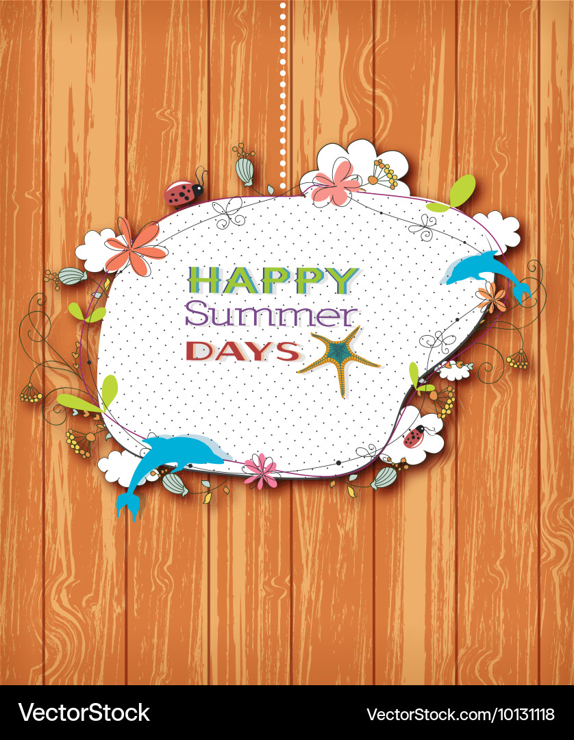 Summer Royalty Free Vector Image - VectorStock