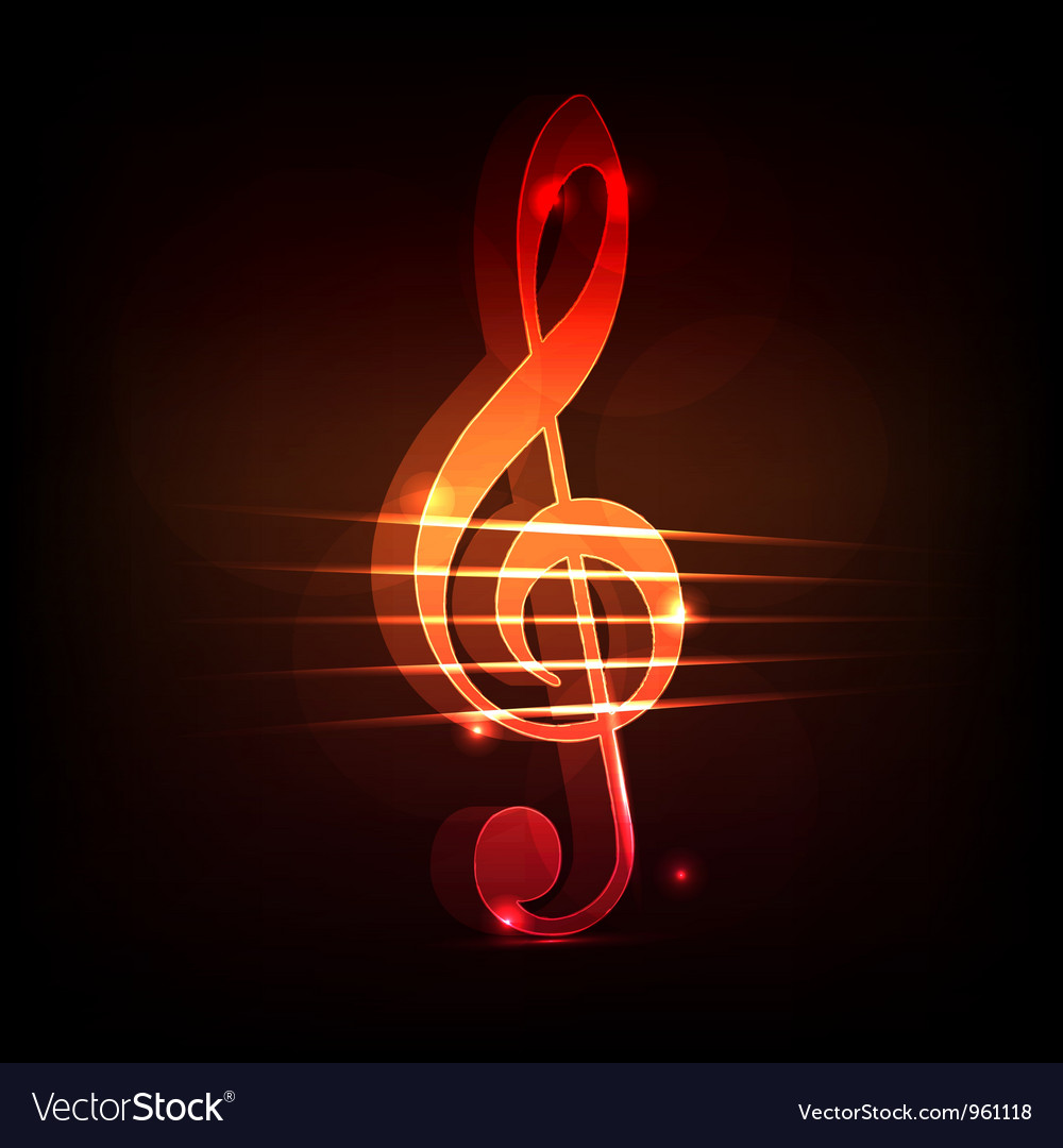 Treble clef Royalty Free Vector Image - VectorStock