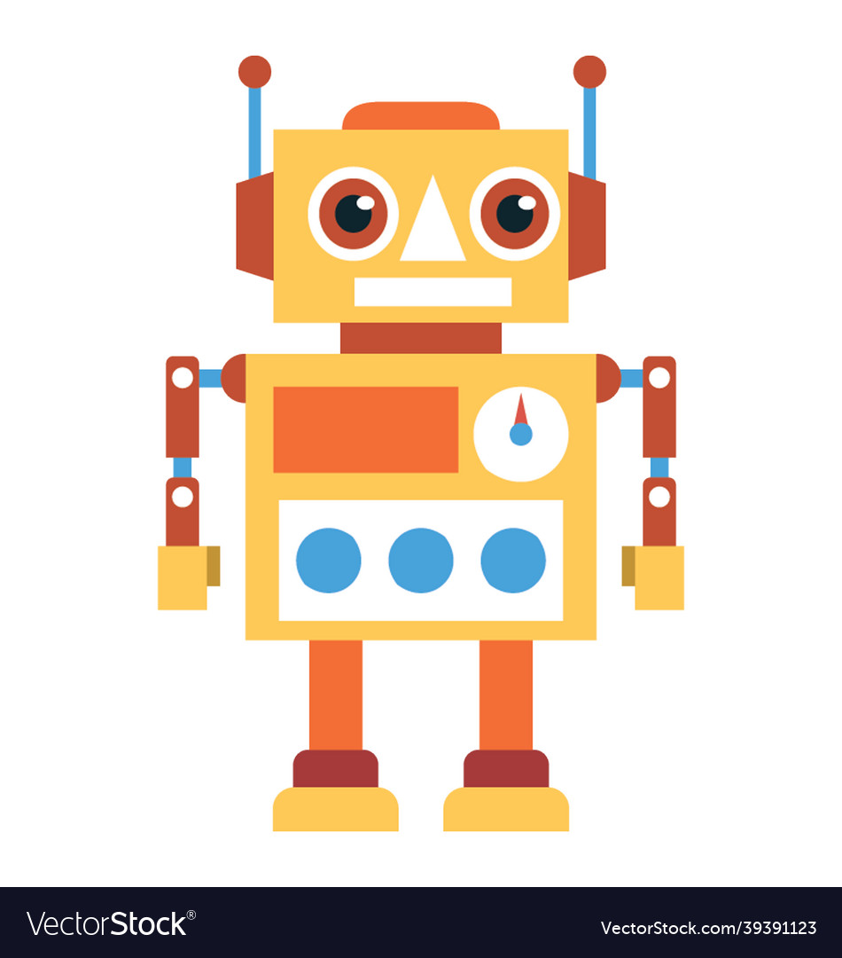 Alien robot Royalty Free Vector Image - VectorStock