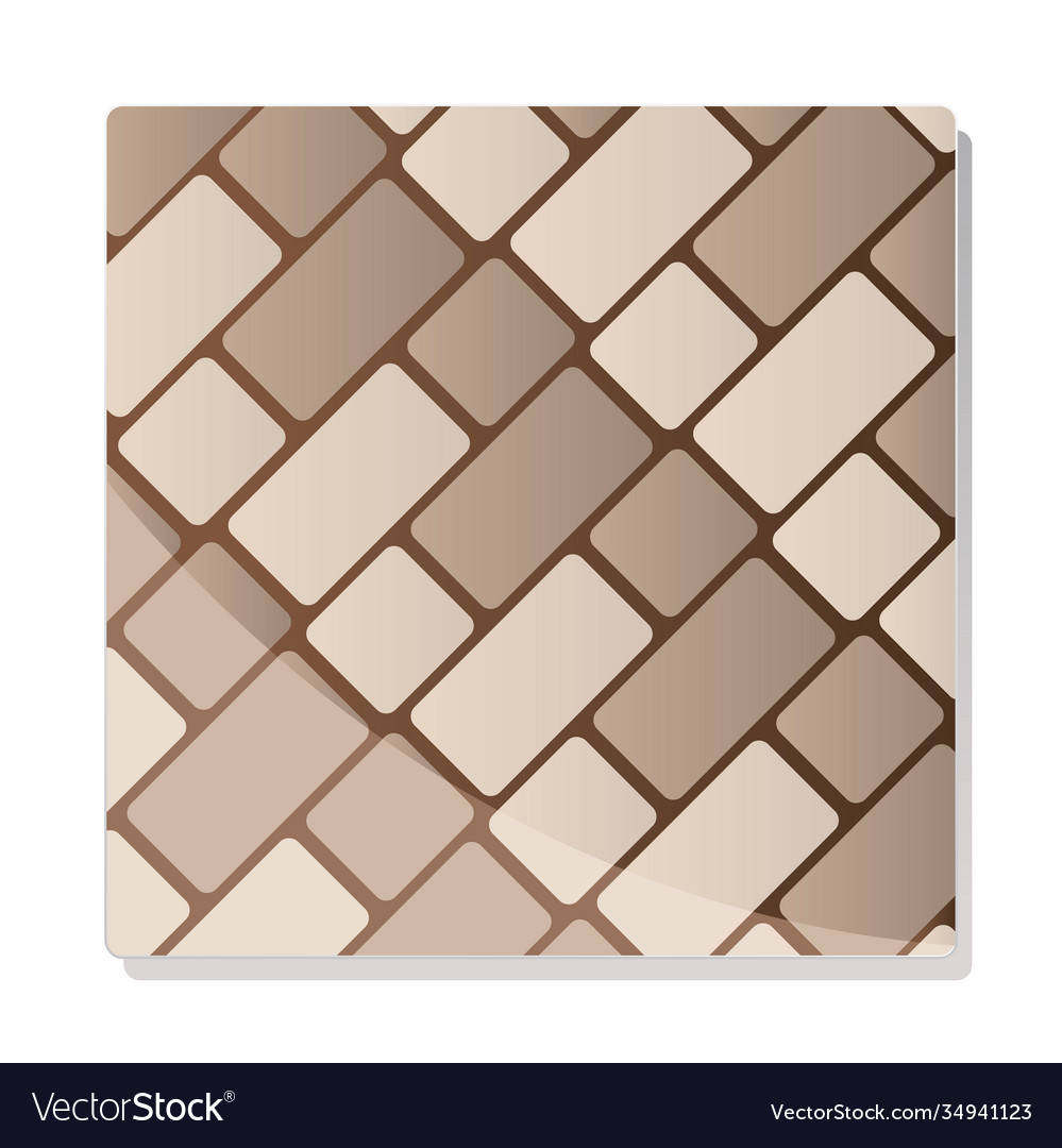 Pattern with rectangular tiles ornamental Vector Image