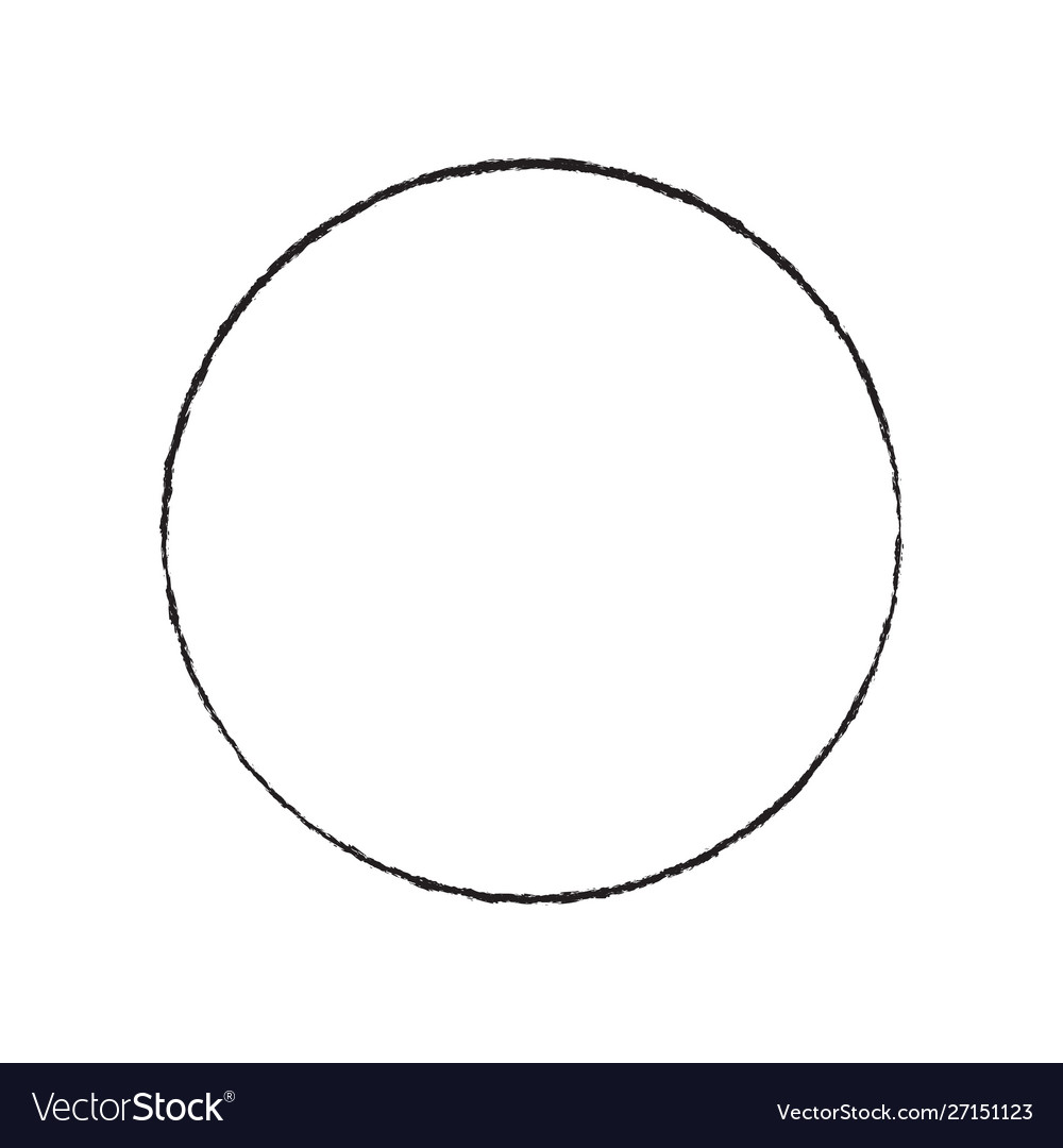 Thin circle frame Royalty Free Vector Image - VectorStock