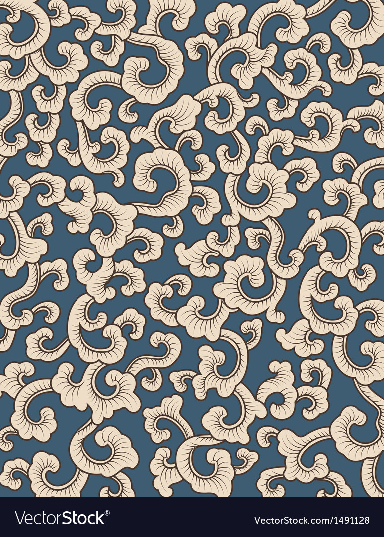 Abstract pattern on blue background Royalty Free Vector