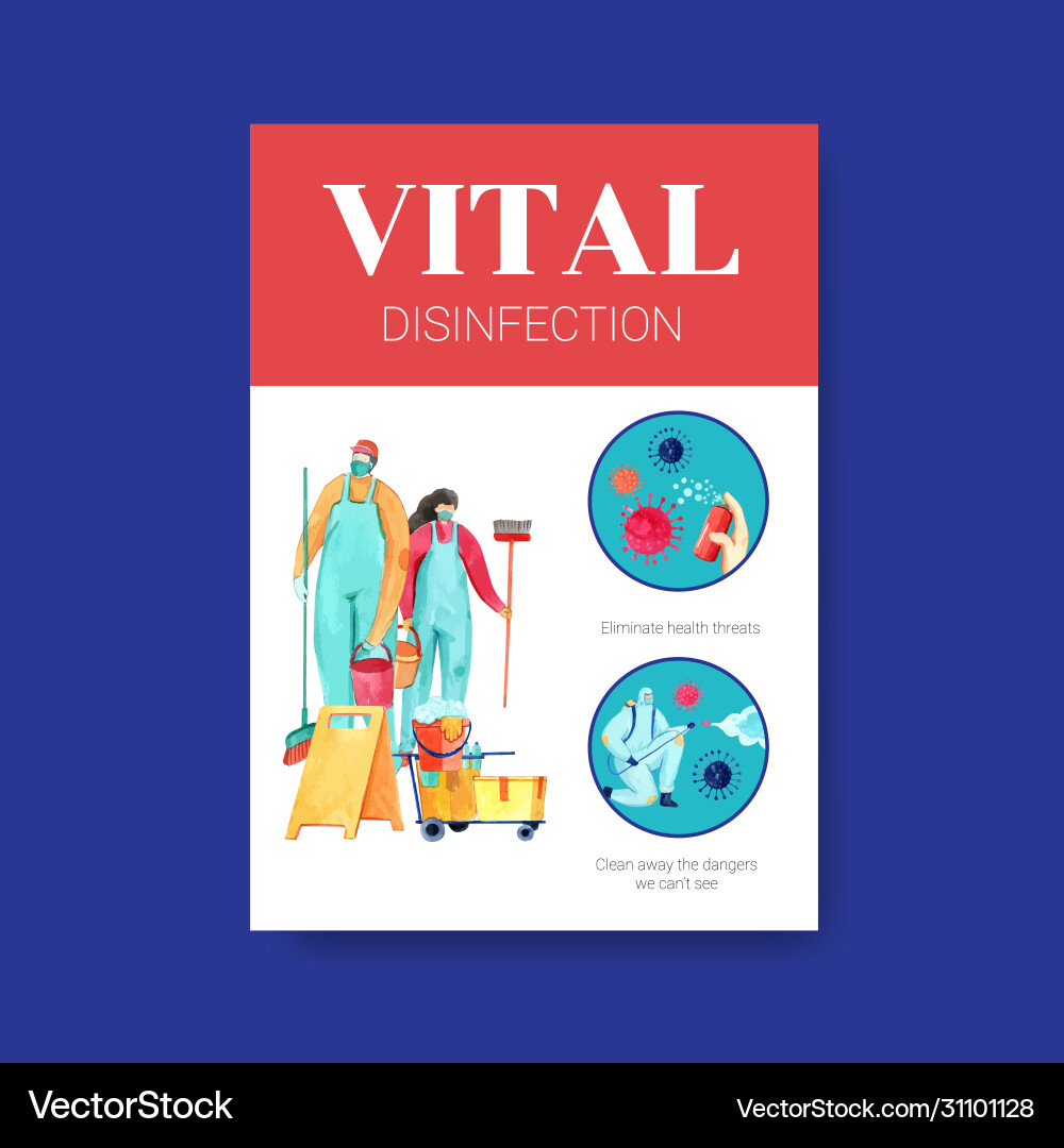 Coronavirus or covid-19 poster design Royalty Free Vector