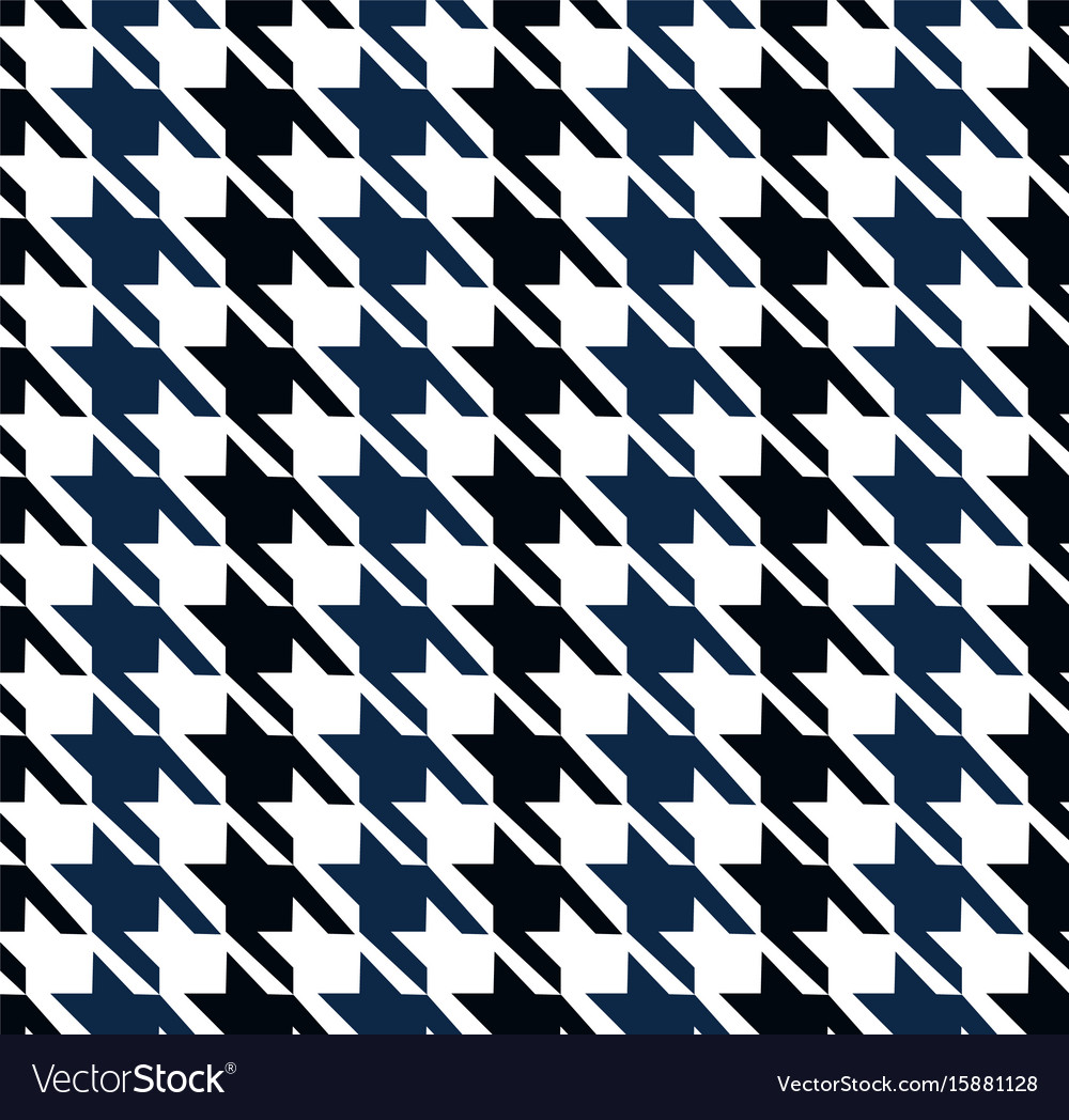 Houndstooth seamless pattern Royalty Free Vector Image