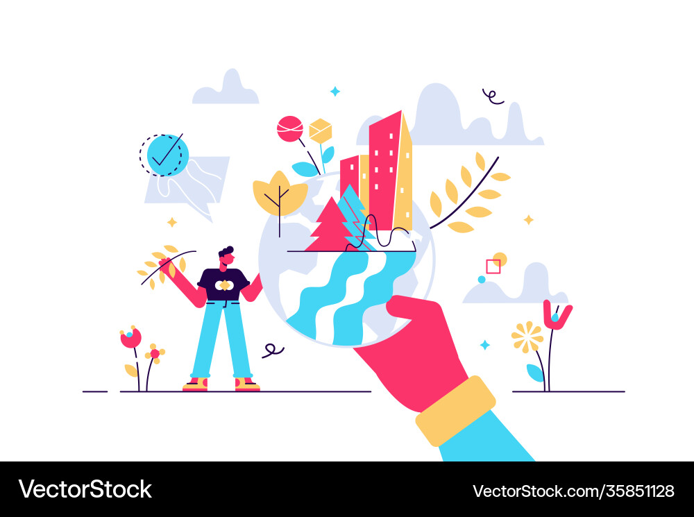Opportunity as vision for chances business Vector Image