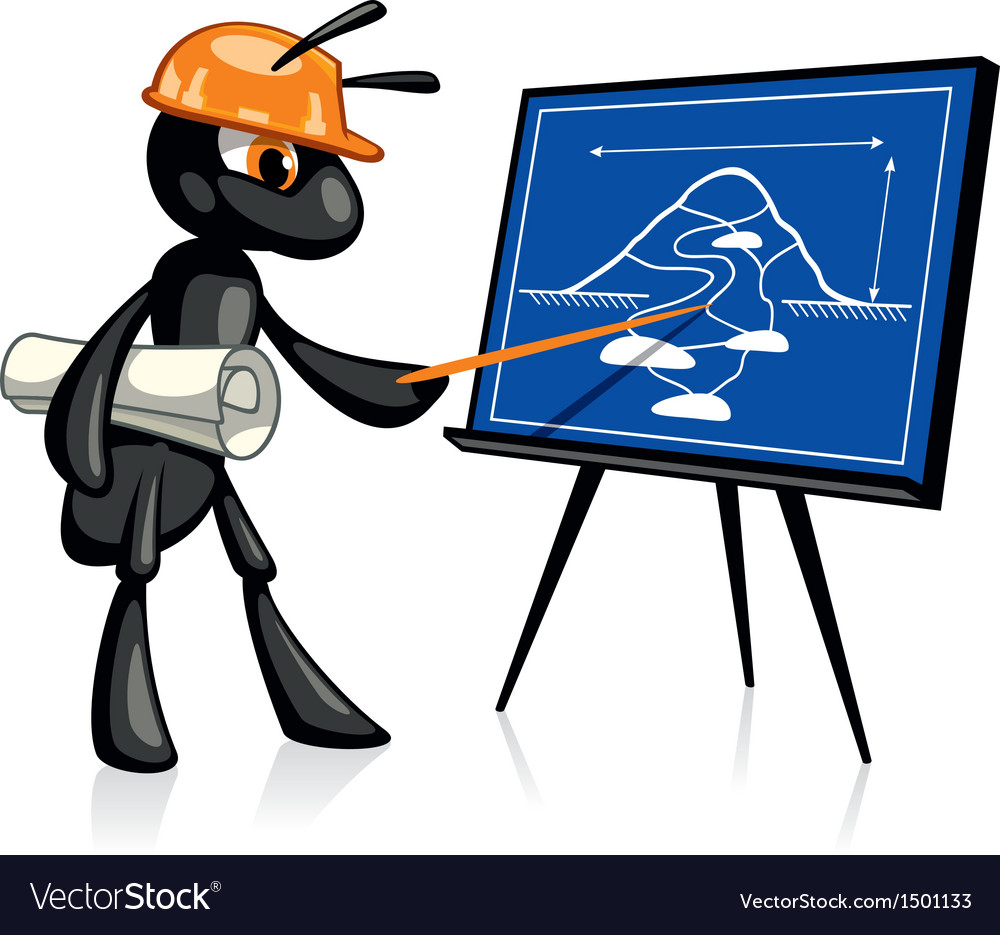 Building Presentation Royalty Free Vector Image
