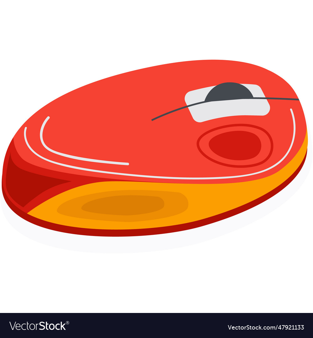 Computer mouse isolated icon cartoon design Vector Image