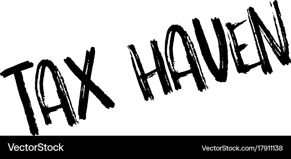 Tax haven rubber stamp Royalty Free Vector Image