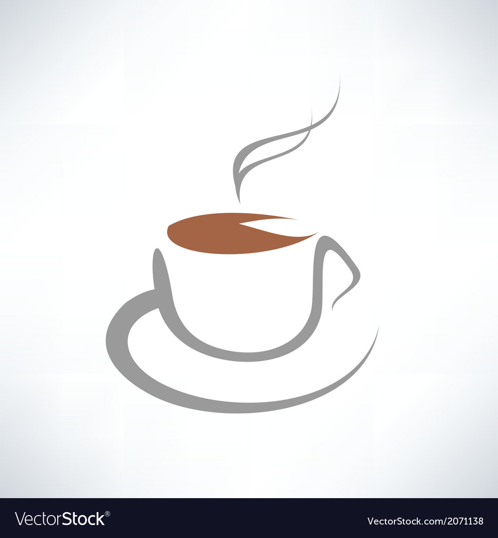 Tea Cup Symbol Royalty Free Vector Image VectorStock