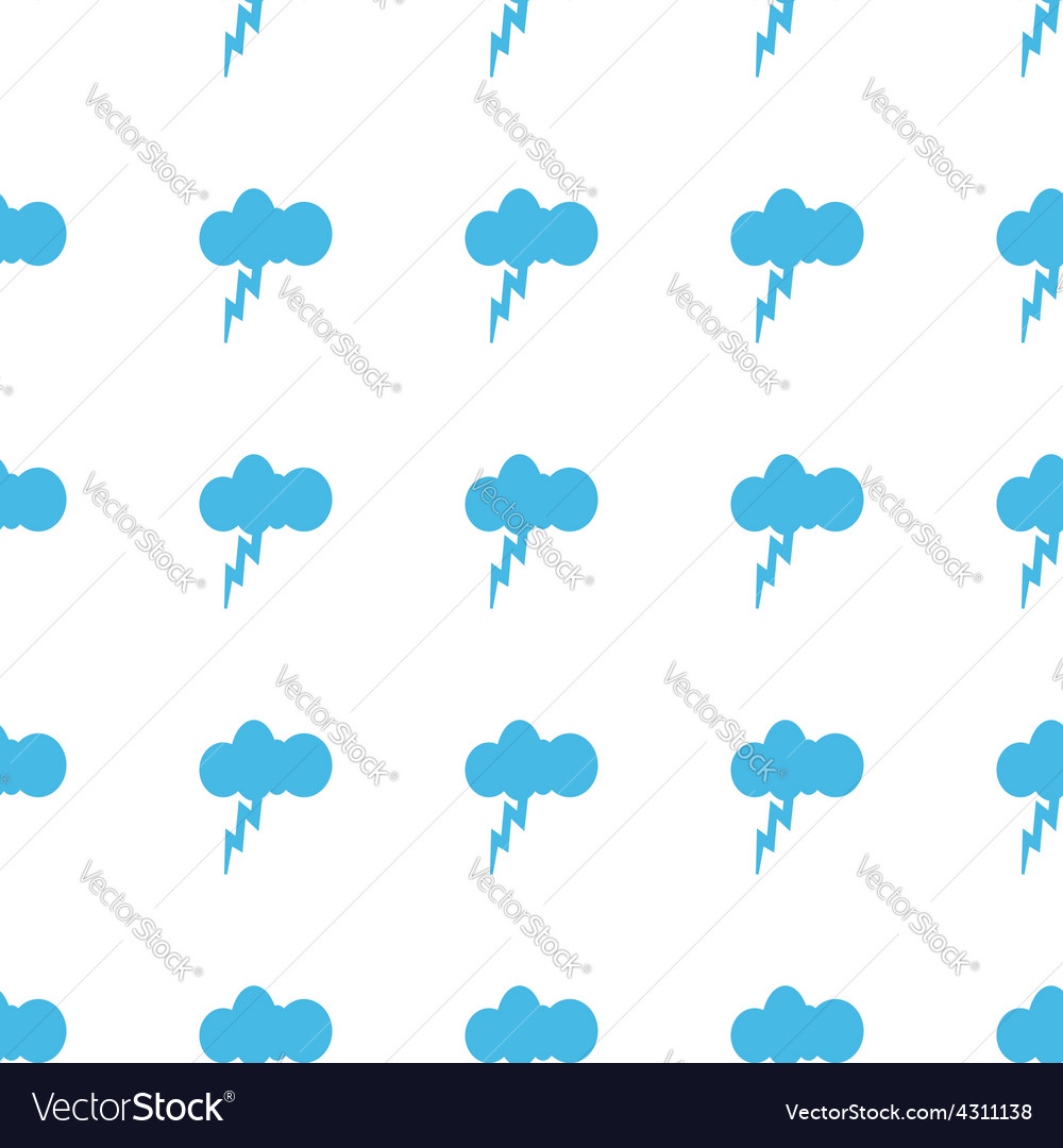 Unique storm seamless pattern Royalty Free Vector Image