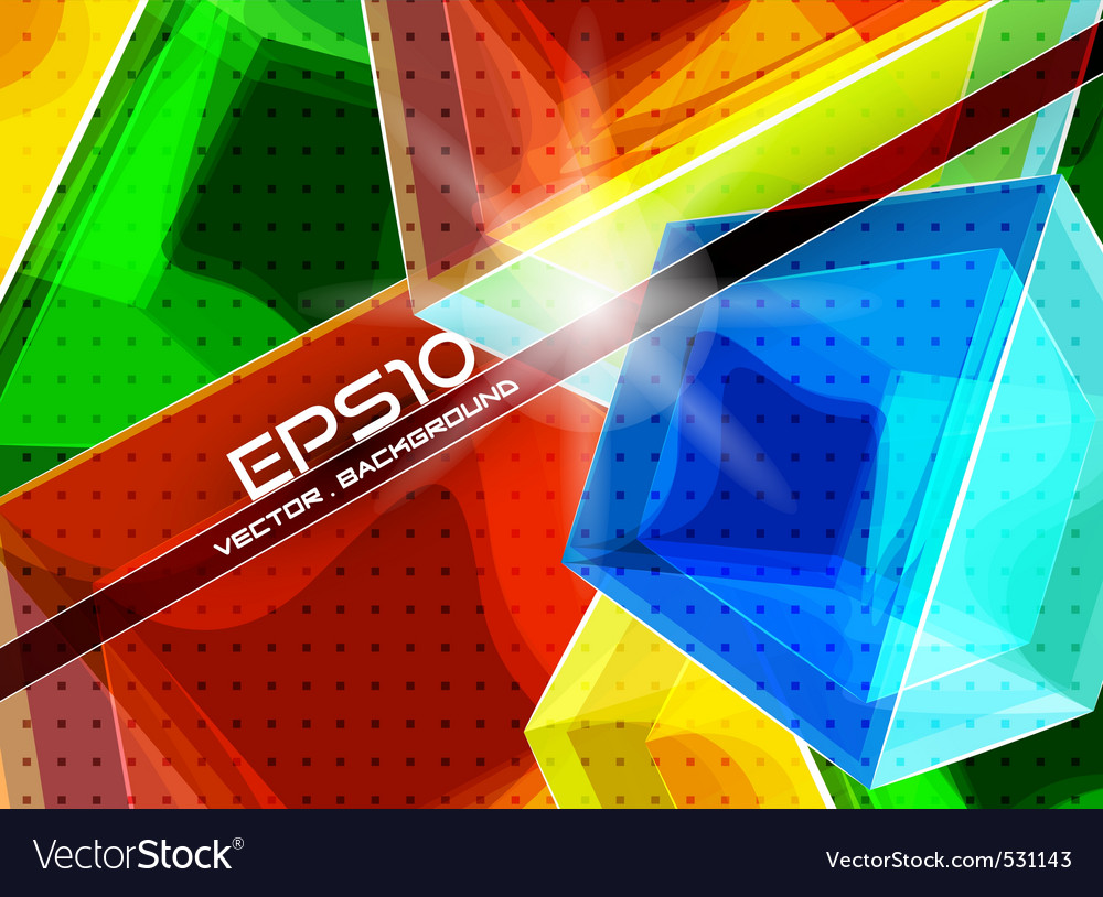 3d cubes Royalty Free Vector Image - VectorStock