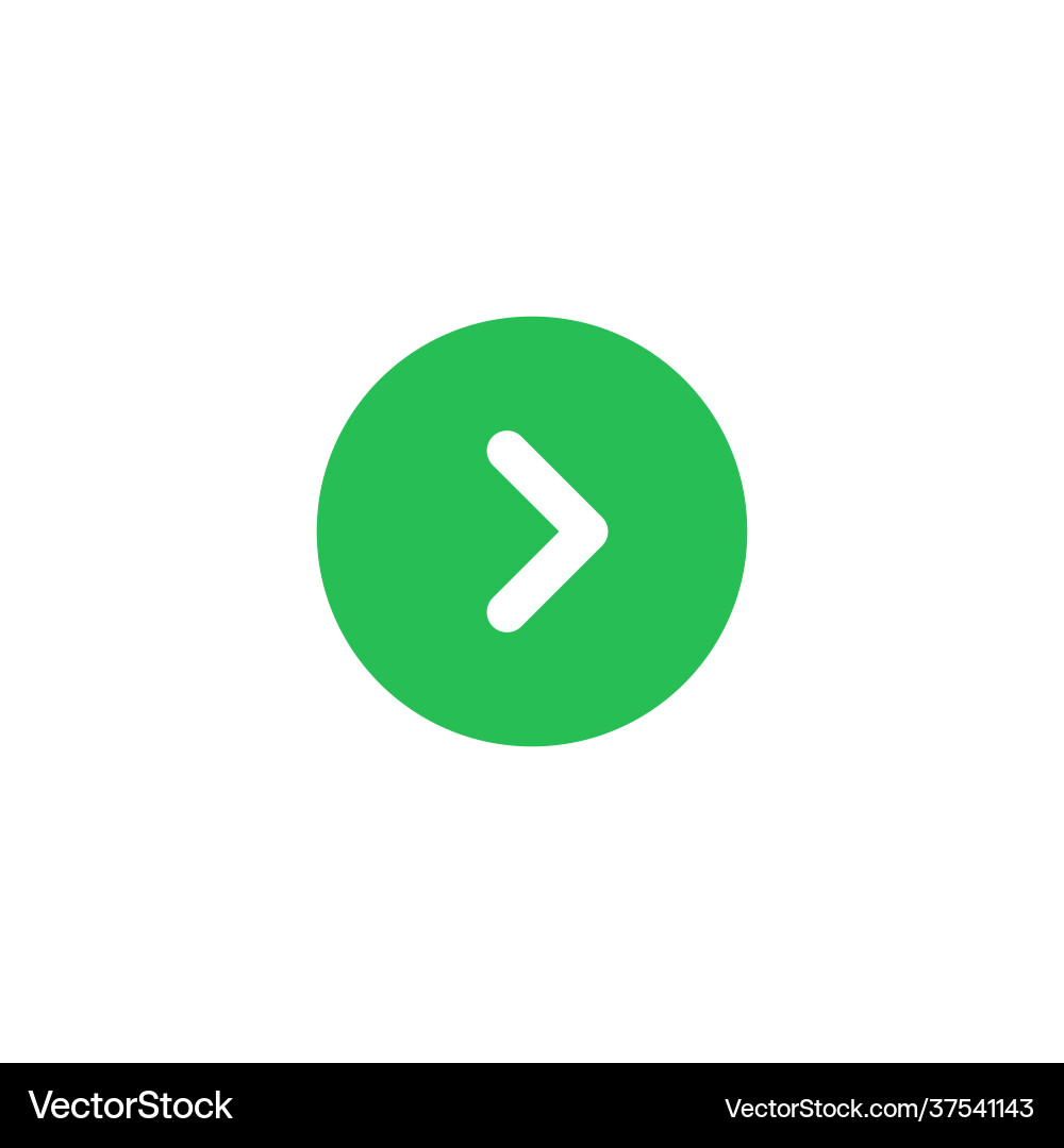 Next arrow icon logo design template stock Vector Image