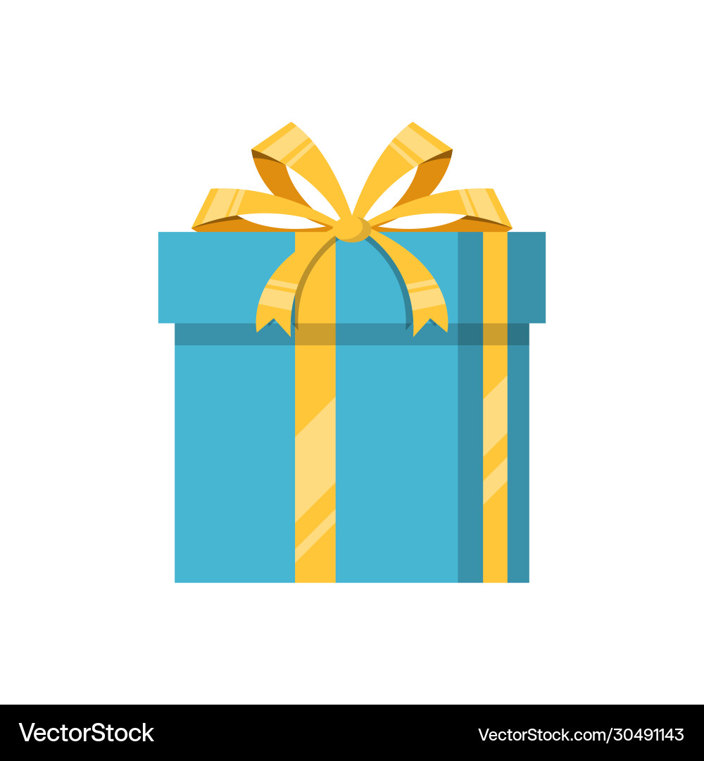 Present box Royalty Free Vector Image - VectorStock