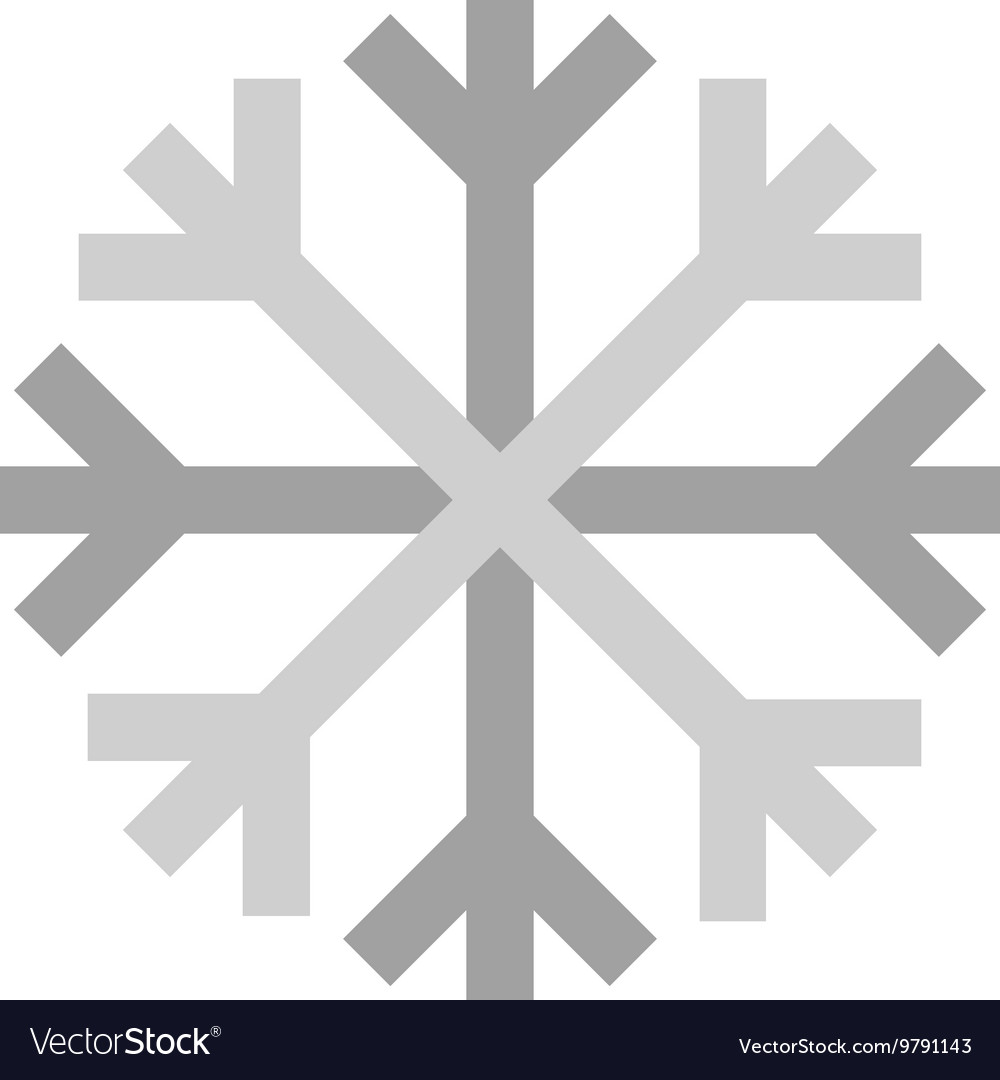 Snowflake Royalty Free Vector Image - VectorStock