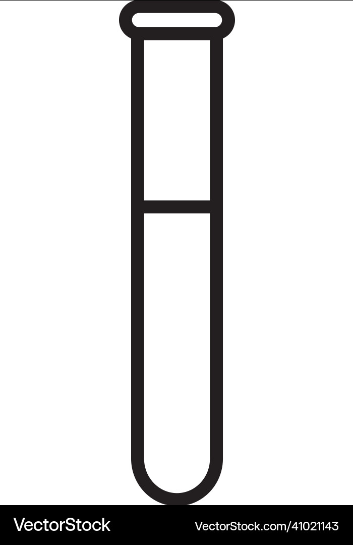 Test tube icon image Royalty Free Vector Image