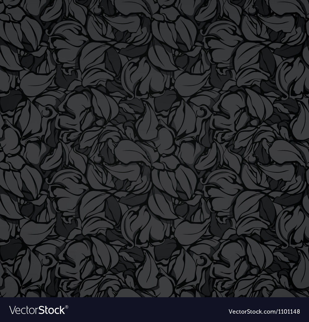 Abstract seamless pattern black Royalty Free Vector Image