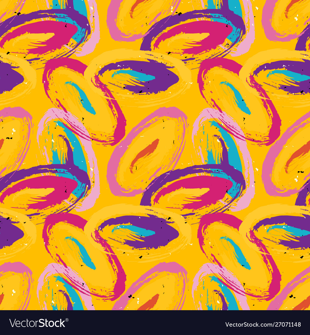 Bright abstract geometric seamless pattern Vector Image