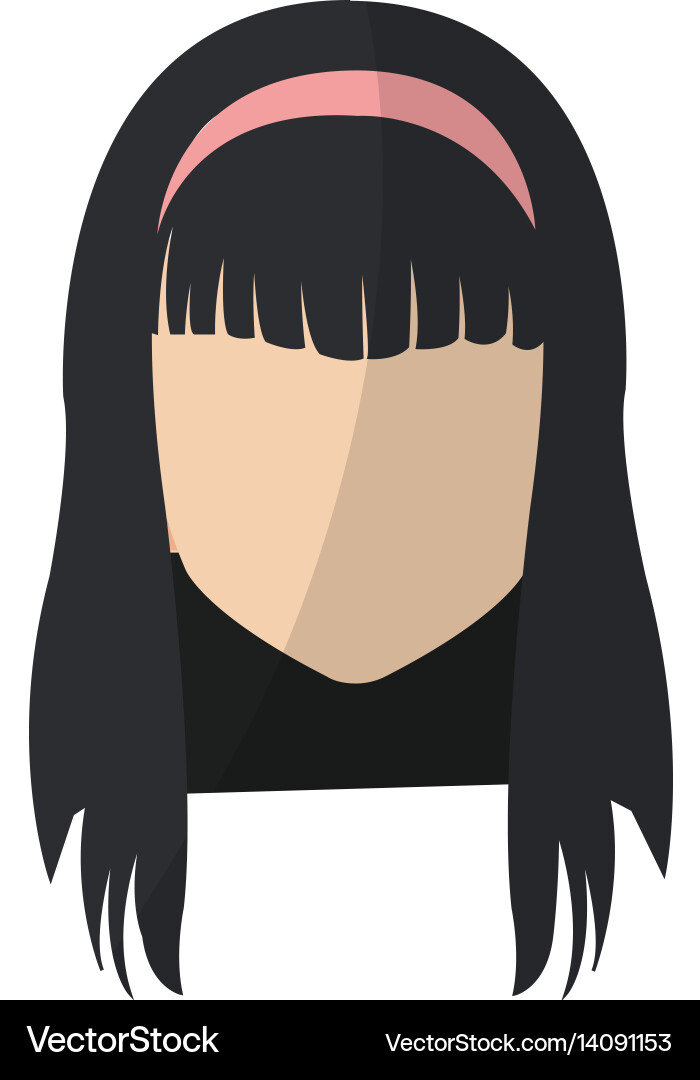 Anime girl design Royalty Free Vector Image - VectorStock