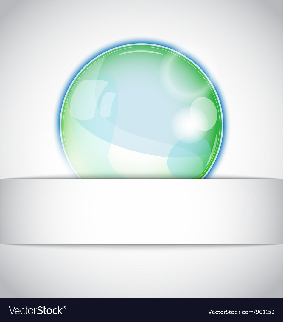 Magic ball background Royalty Free Vector Image