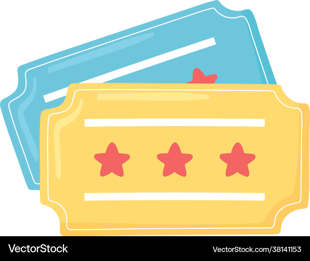 Tickets show access Royalty Free Vector Image - VectorStock