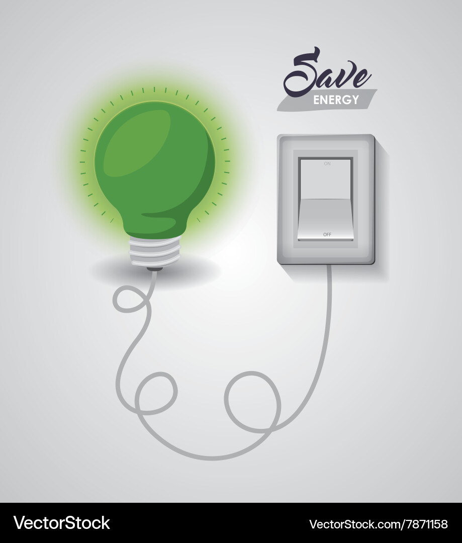 Light switch design Royalty Free Vector Image - VectorStock