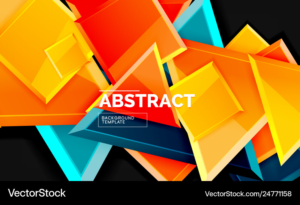 Shiny style geometric background Royalty Free Vector Image