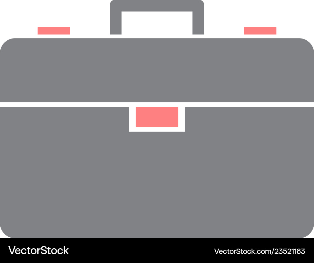 Business case icon on white background for graphic