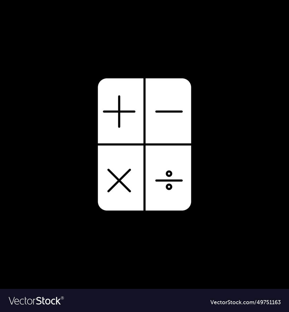 Calculator icon logo image Royalty Free Vector Image