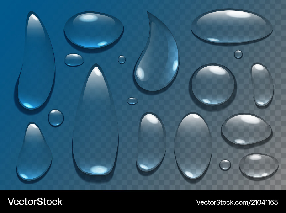 Creative of pure clear water Royalty Free Vector Image