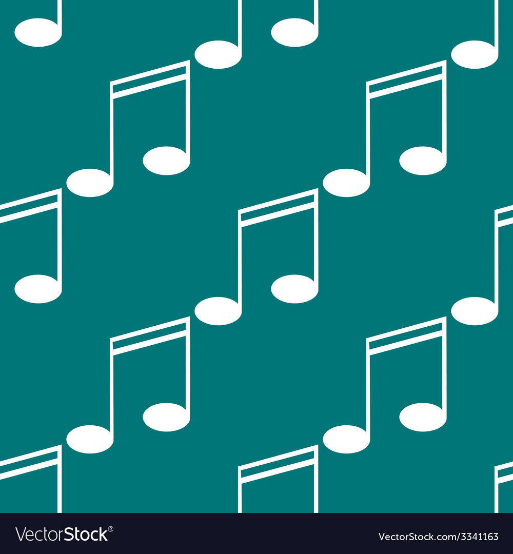 Music elements notes web icon flat design seamless