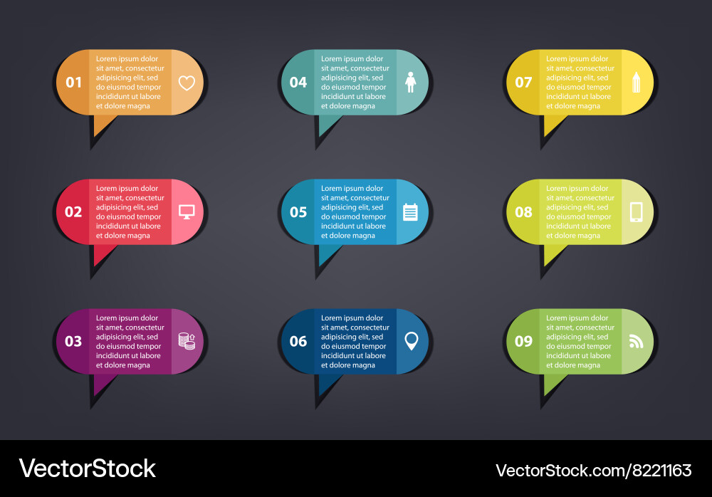Paper flag stickers and labels Royalty Free Vector Image
