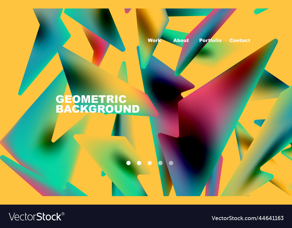 Shards shape composition abstract background web Vector Image