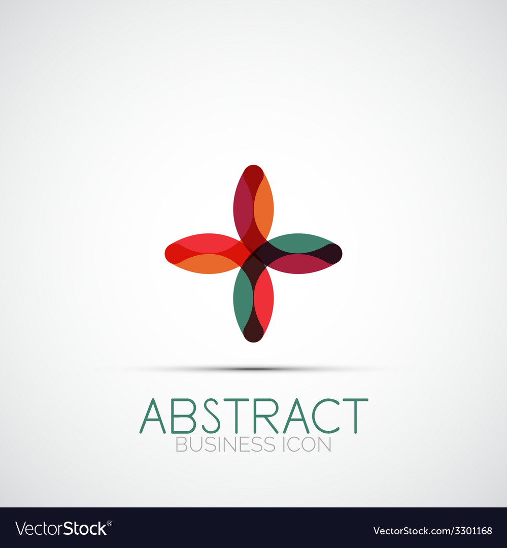 Line design loop logo Royalty Free Vector Image