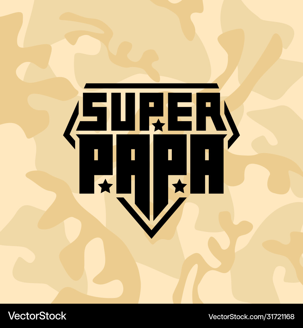 Print for t-shirt fathers day patch Royalty Free Vector