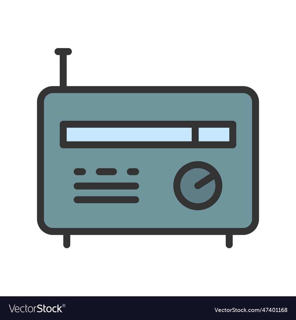 Radio icon image Royalty Free Vector Image - VectorStock