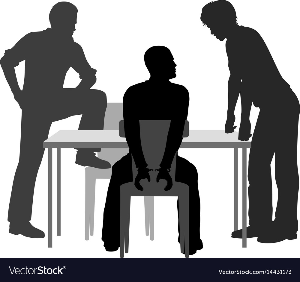 Interrogation Royalty Free Vector Image - VectorStock