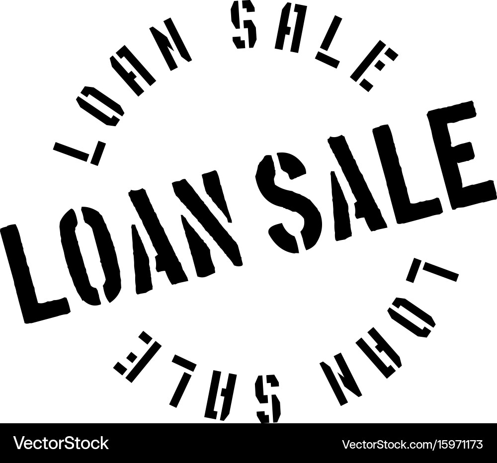 Loan sale rubber stamp Royalty Free Vector Image